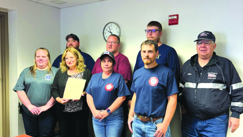 JC Commissioners recognize EMS | News, Sports, Jobs - The Sentinel
